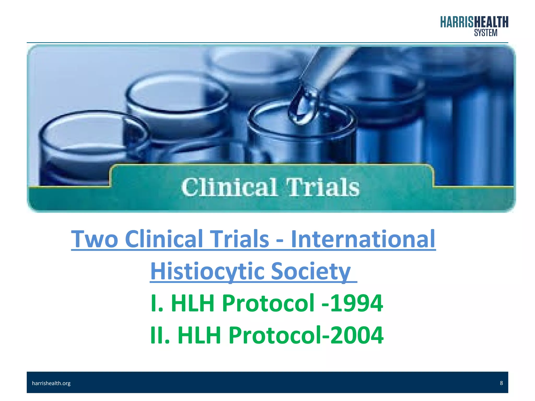 Hemophagocytic lymphohistiocytosis (HLH) | PPT