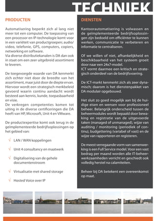 DA presentatie | PDF | Technology & Computing