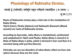 Rakta_Dhatu is the second dhatu from saptadhatwagni | PDF