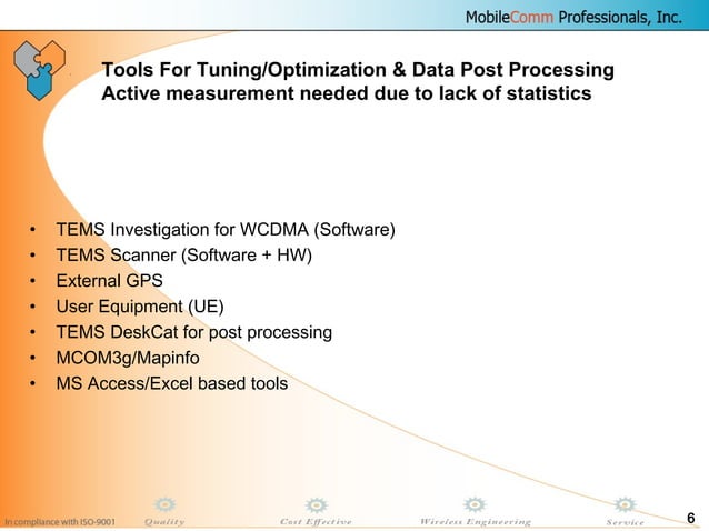08. DRIVE TEST Analysis | PPT | Computer Networking | Computing