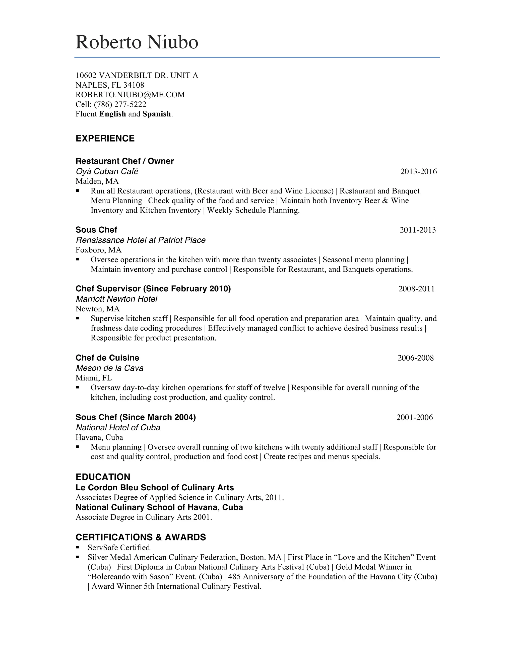 Resume Roberto N | PDF