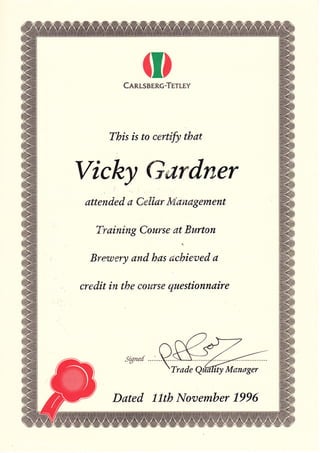 Carlsberg Tetley Cellar Management | PDF