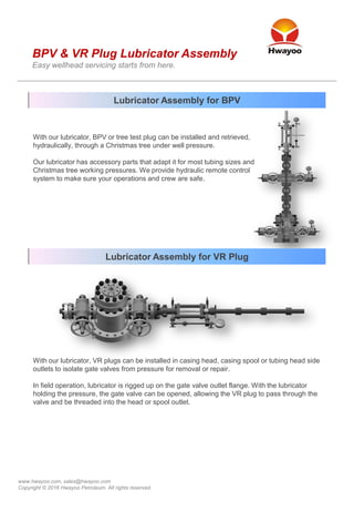 Hwayoo - Lubricator assembly | PDF