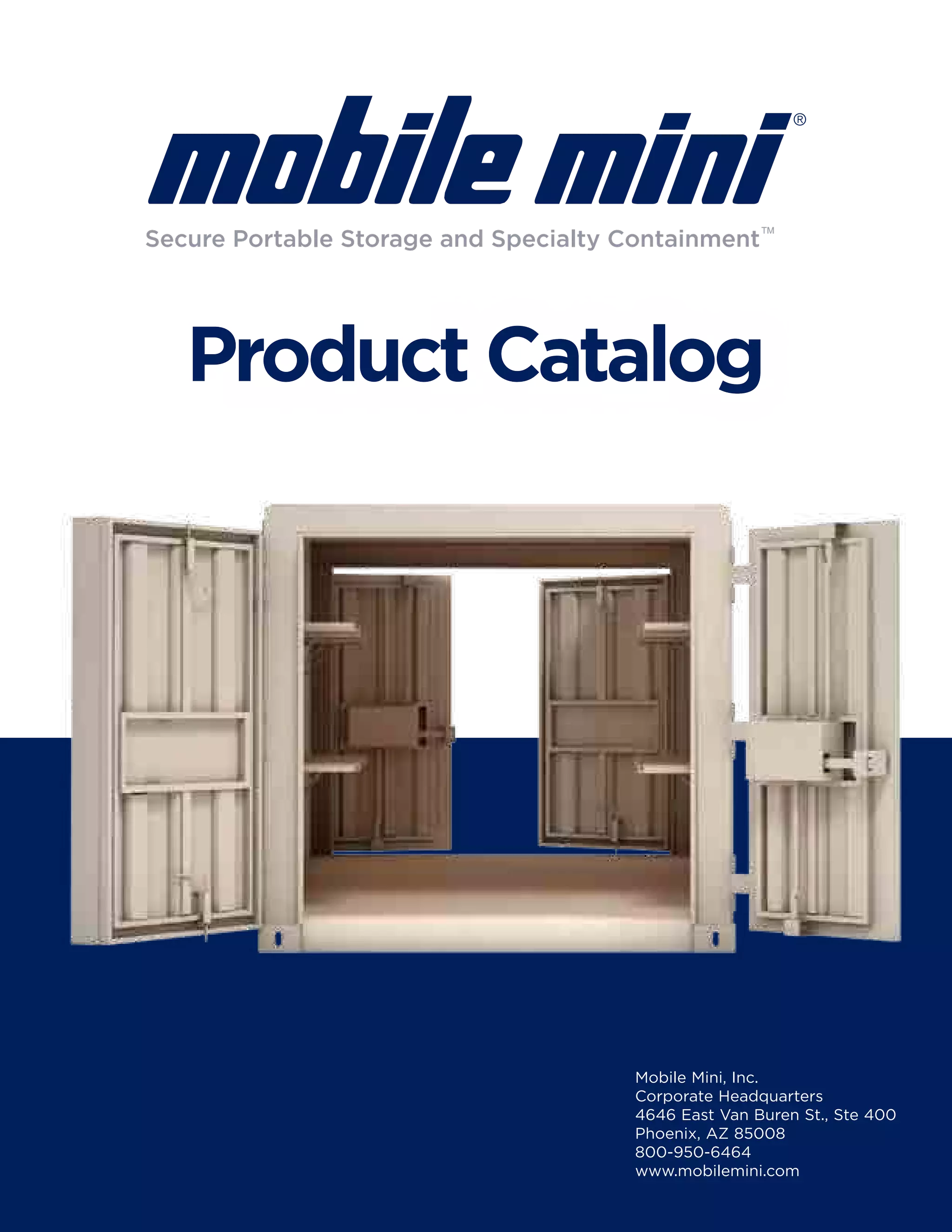 Mobile Mini_Product Catalog | PDF