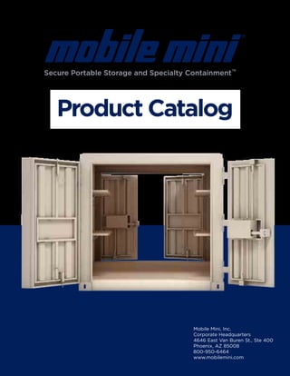 Mobile Mini_Product Catalog | PDF | Home Security | Home & Garden
