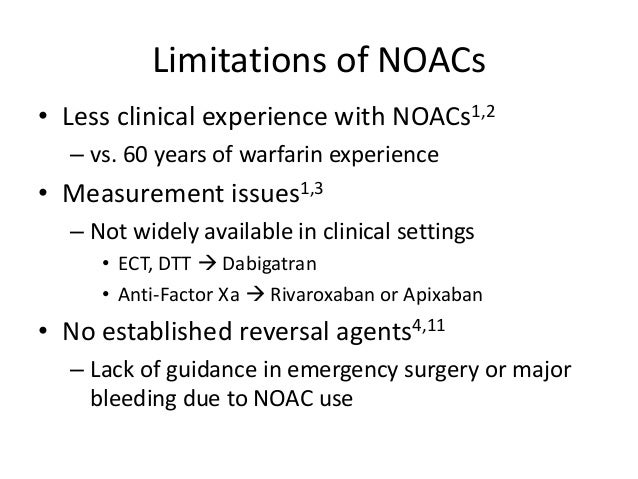 NOAC Reversal Agents