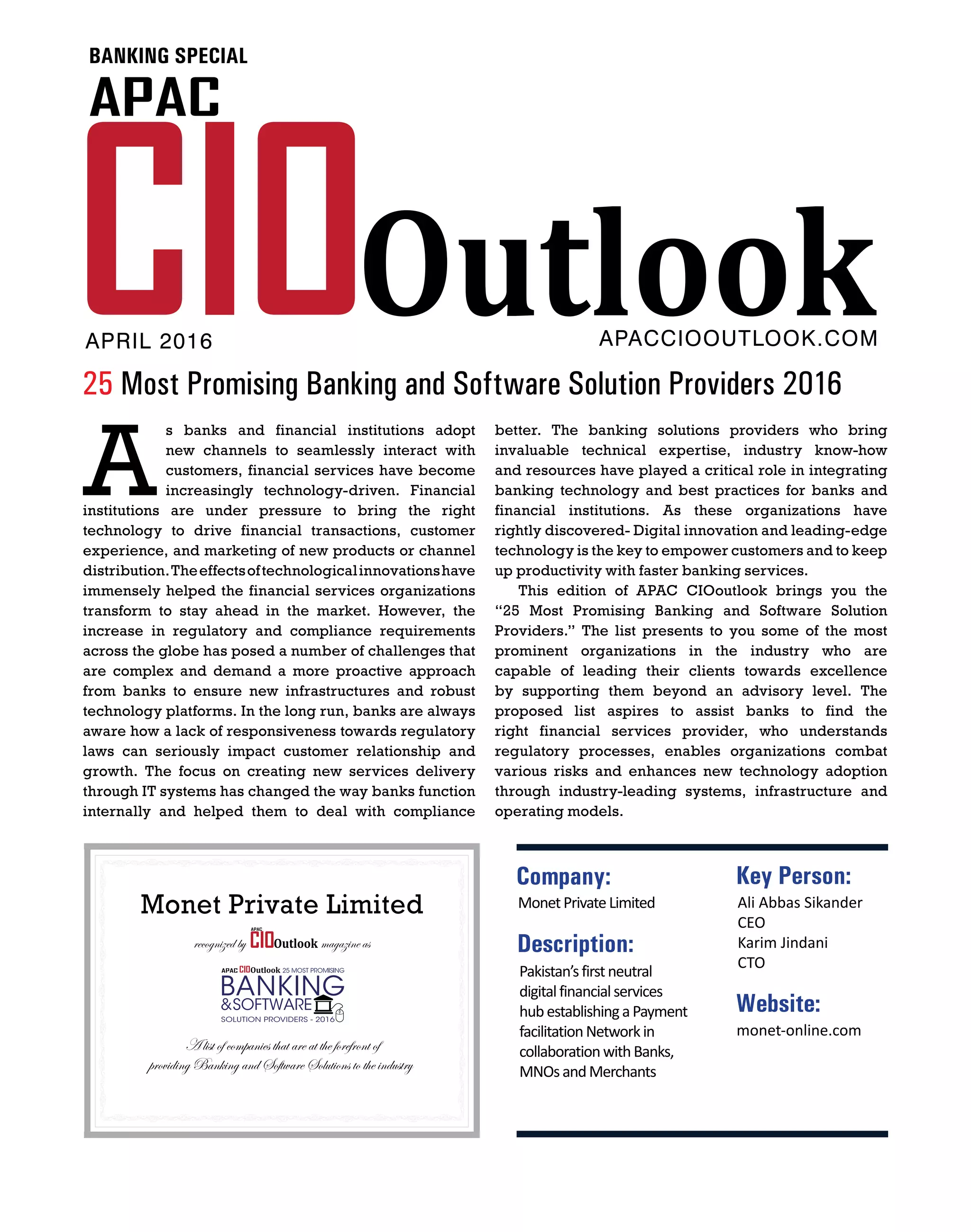 Monet Private Limited | PDF