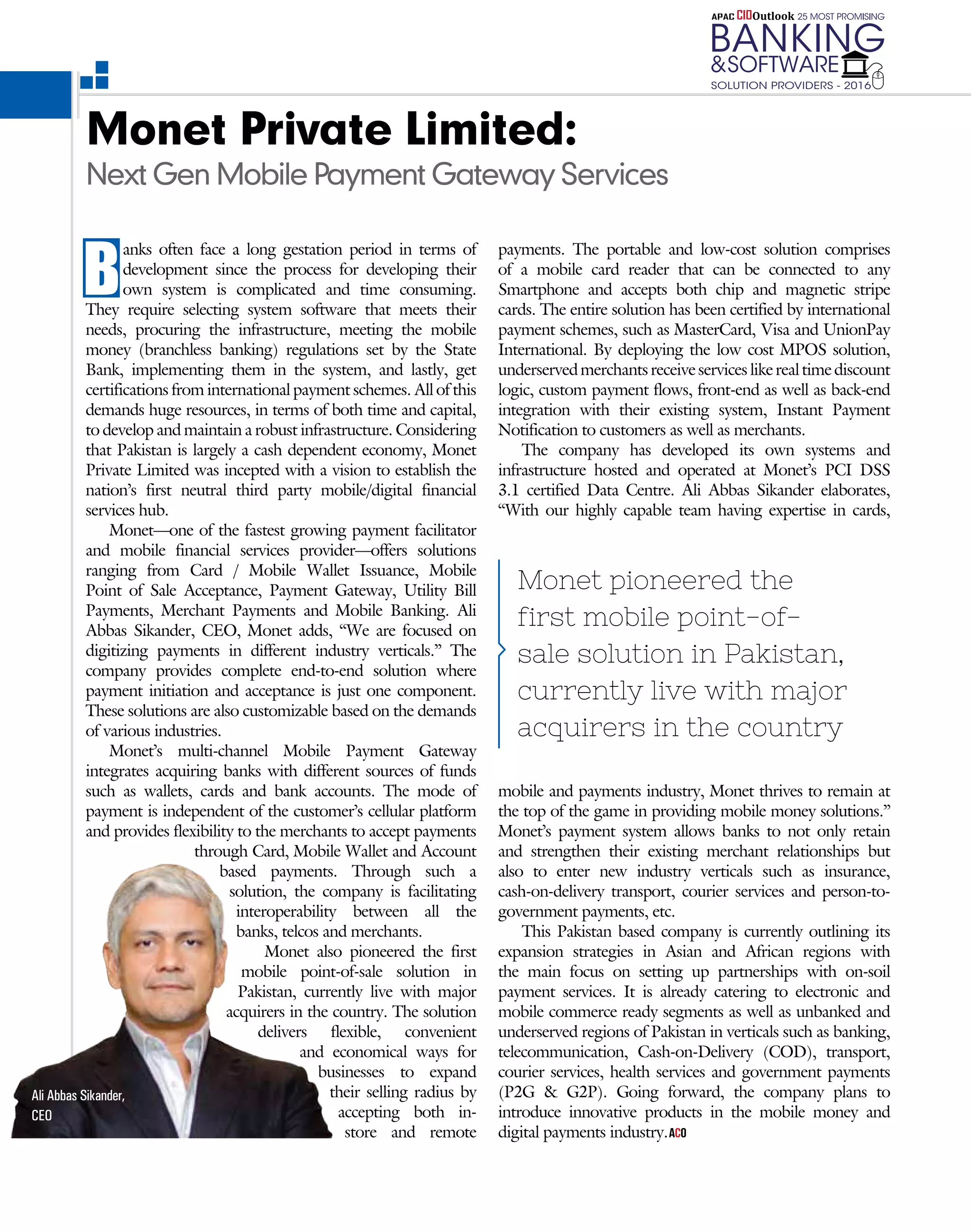 Monet Private Limited | PDF