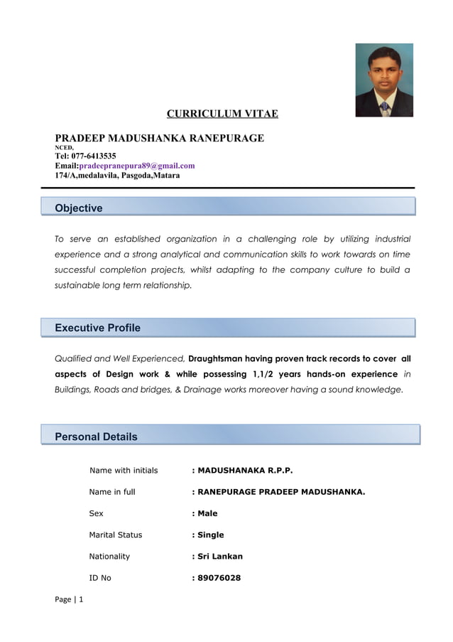 Pradeep cv (2) | PDF
