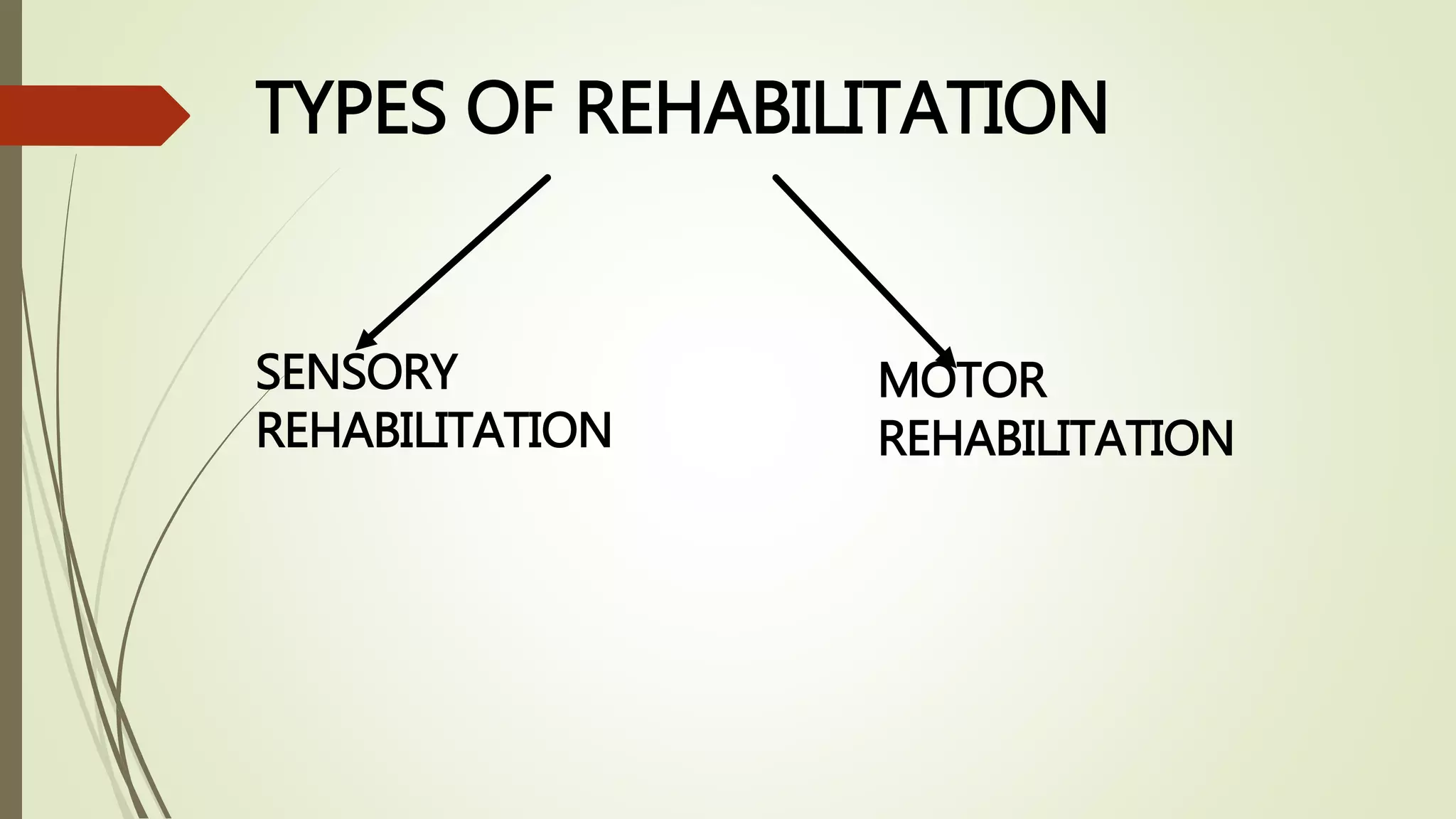 Sensory Rehabilitation | PPTX