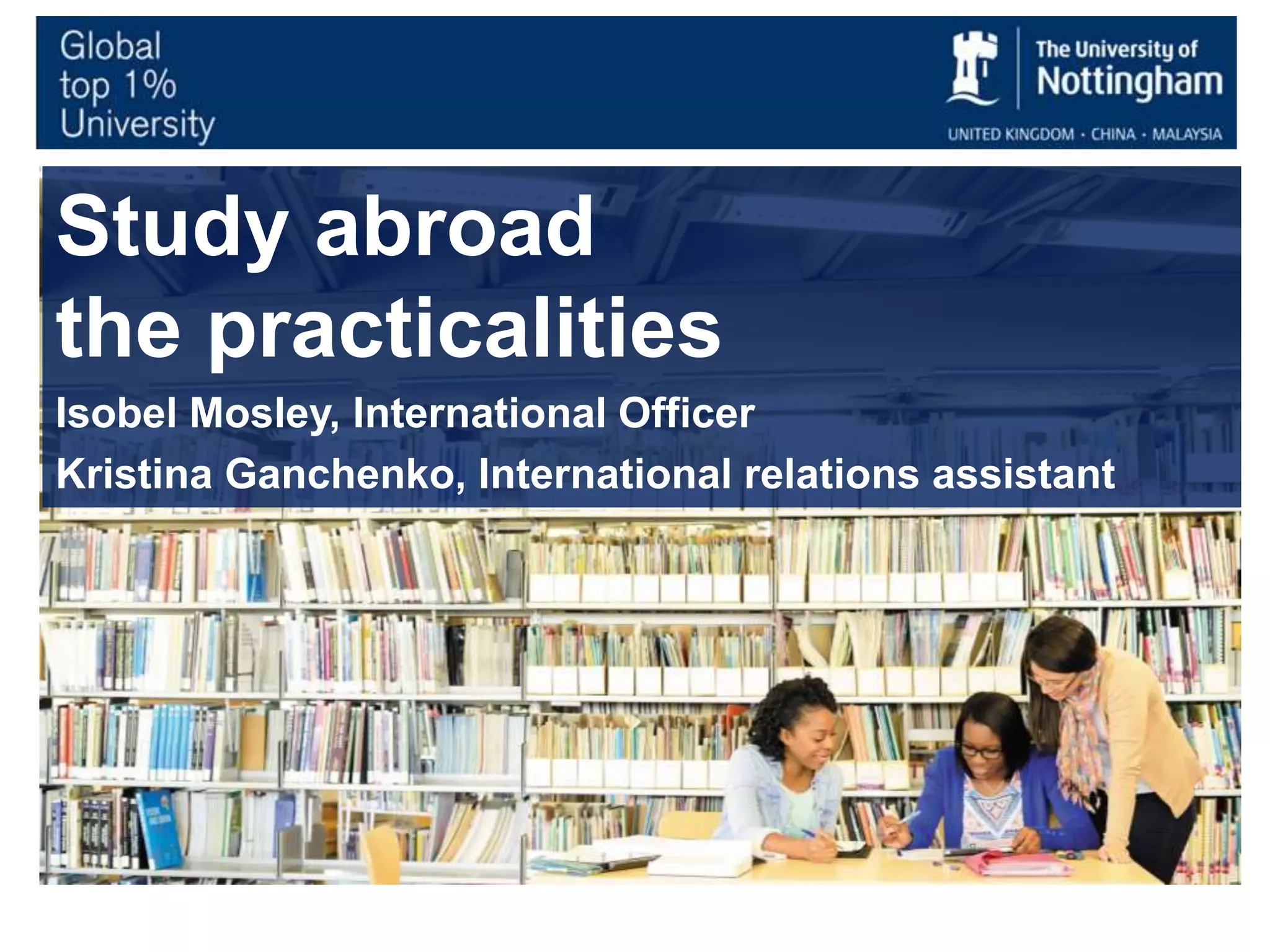 Practicalities presentation | PPTX