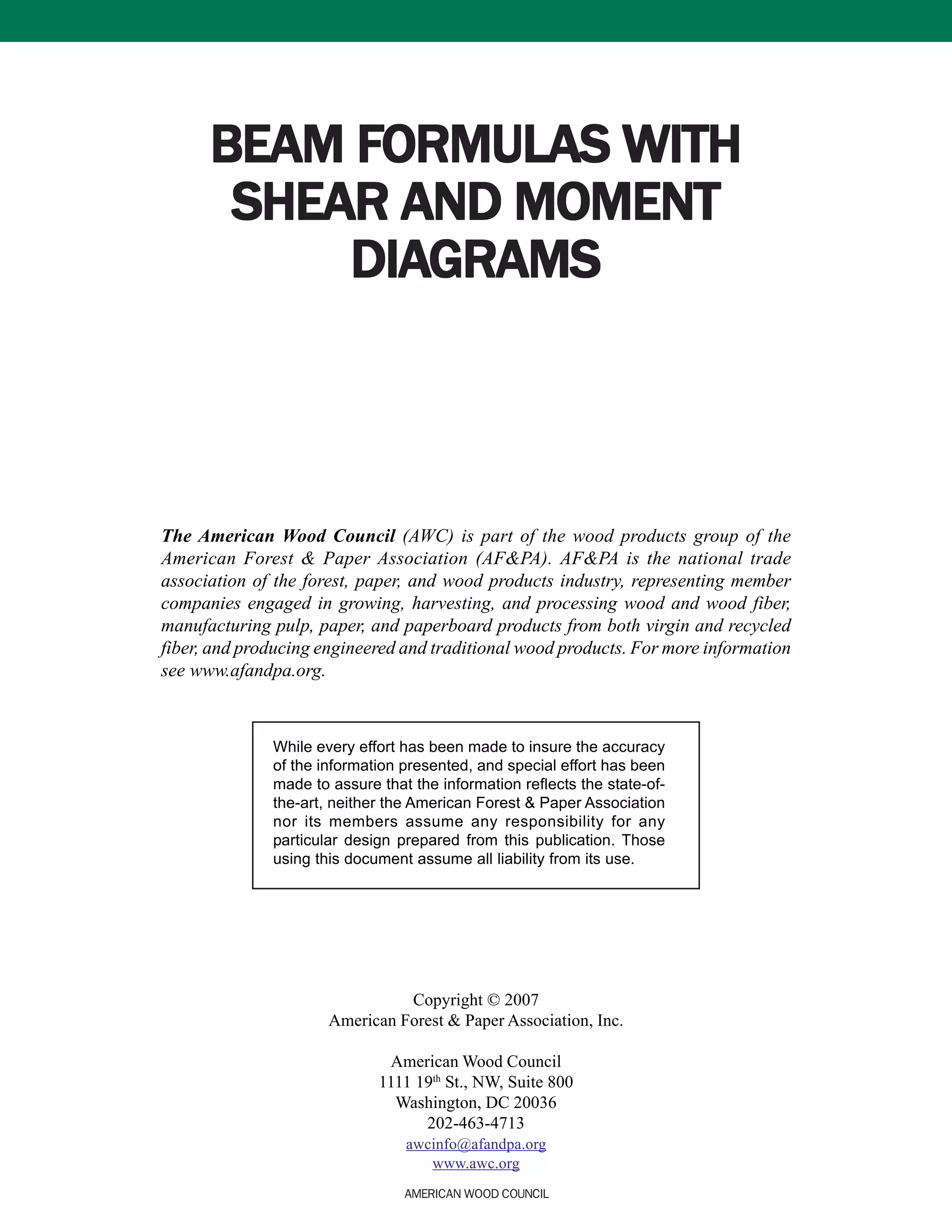 Da6 beam formulas | PDF