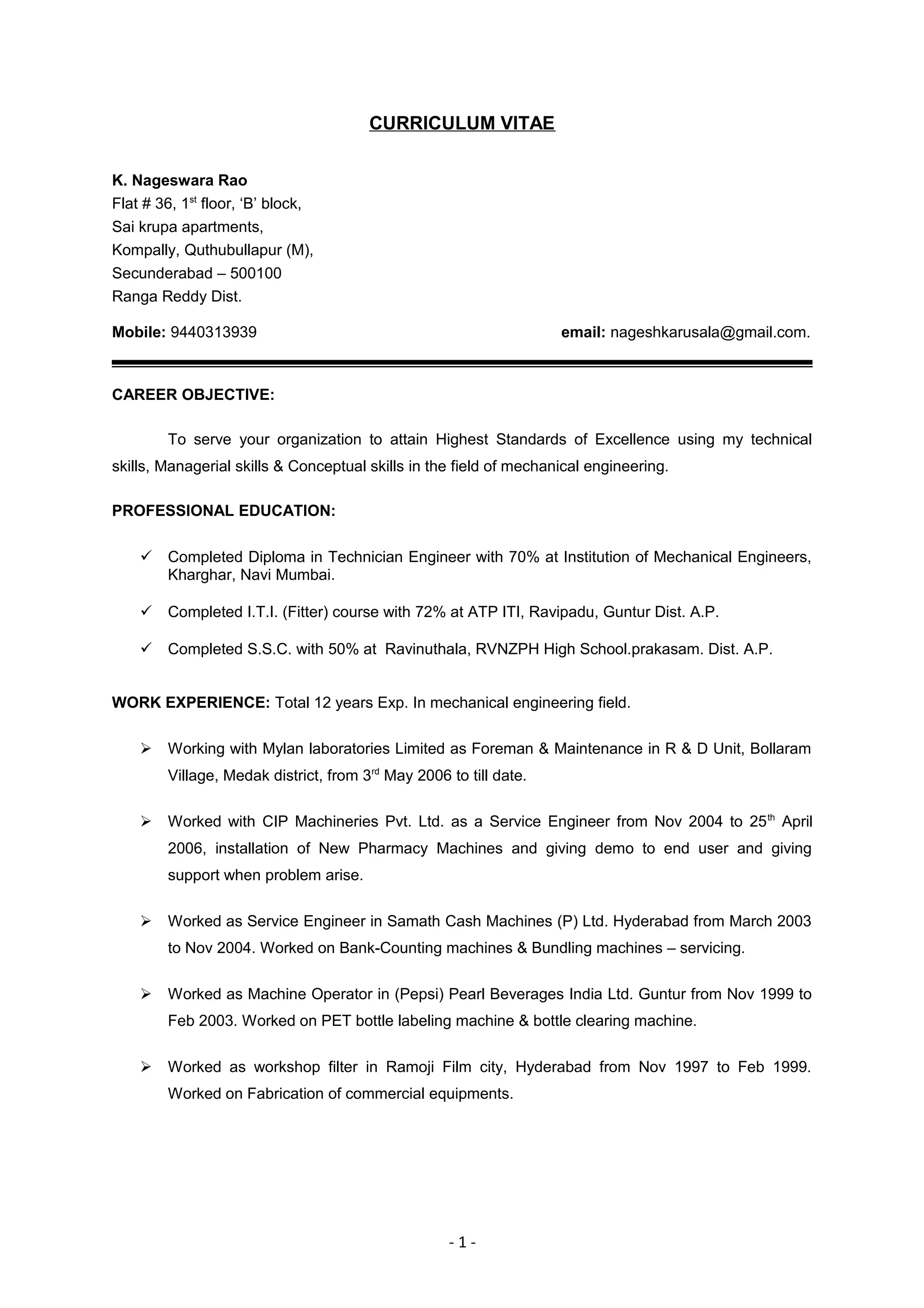 Nageswar rao_CV-3 (5) (1) | PDF