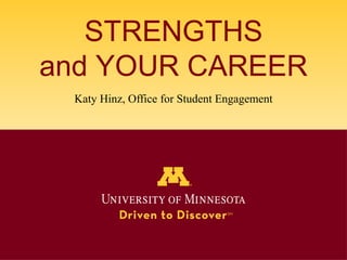 Strengths Major Career Exploration Updated 10_20_14 | PPT