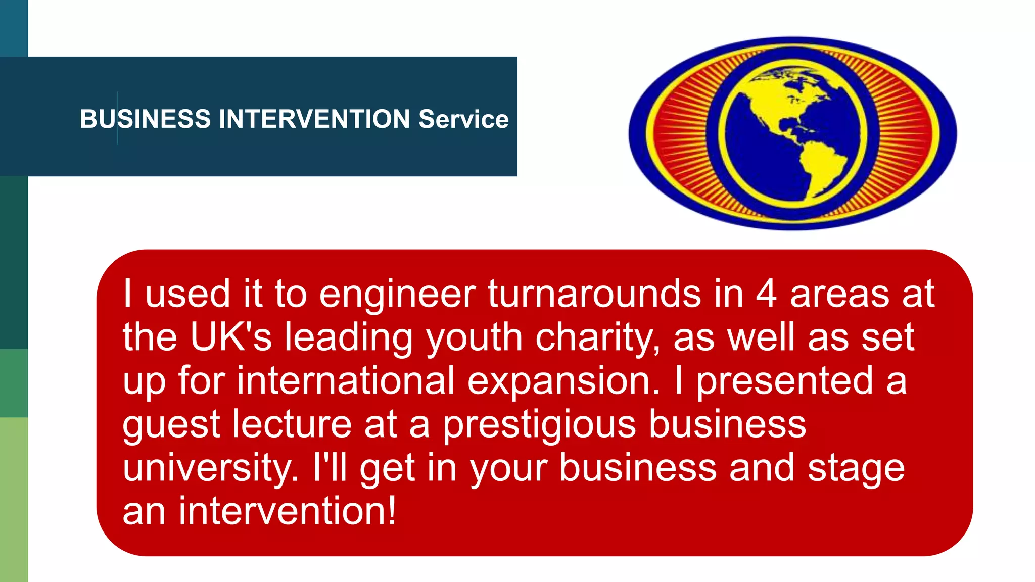 BUSINESS INTERVENTION SERVICE | PPT