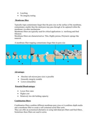 Principles of filtration | DOC