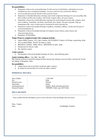 Farooqh pasha_CV | PDF