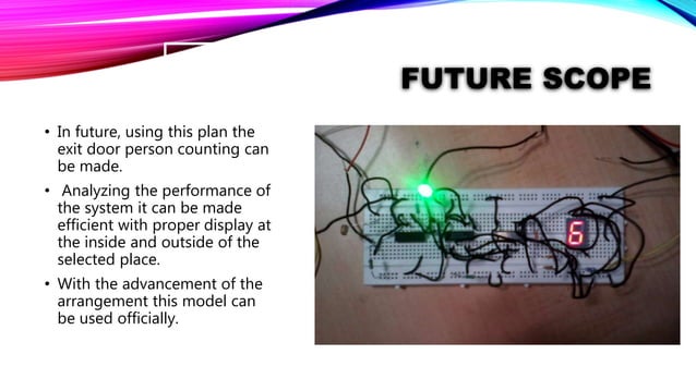 HUMAN COUNTER USING LASER BEAM WITH ALARM | PPTX