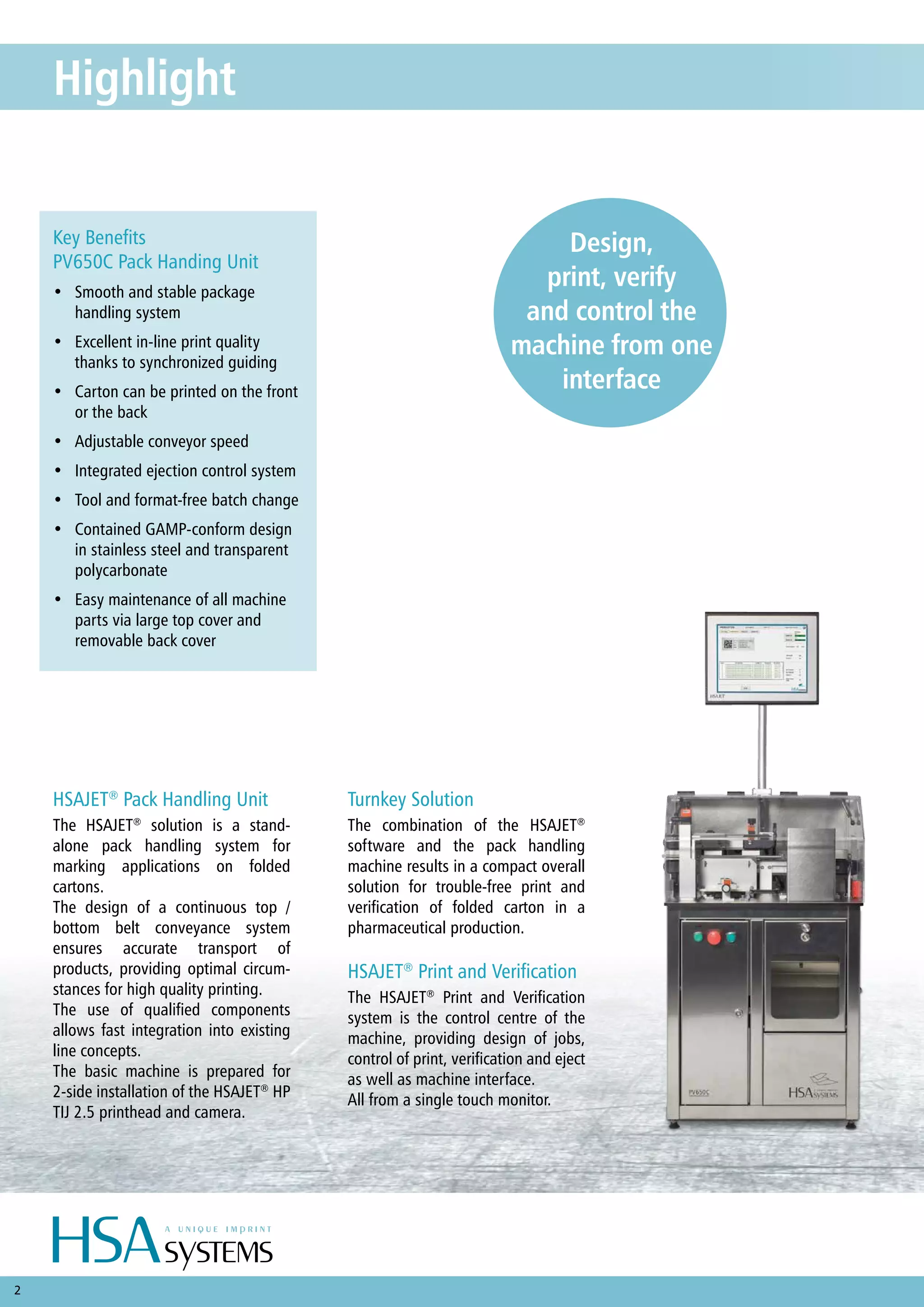 106-01EN_HSAJET_PV650C_Pharma-solution | PDF