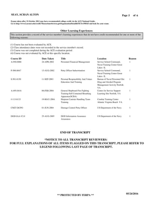 service transcripts | PDF