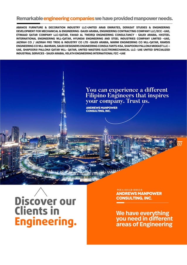 Andrews Manpower Company Profile | PDF | Construction Industry | Industries
