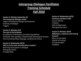 Dialogue Short Course | PPT