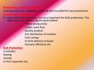 Production Planning & Merchandising | PPTX