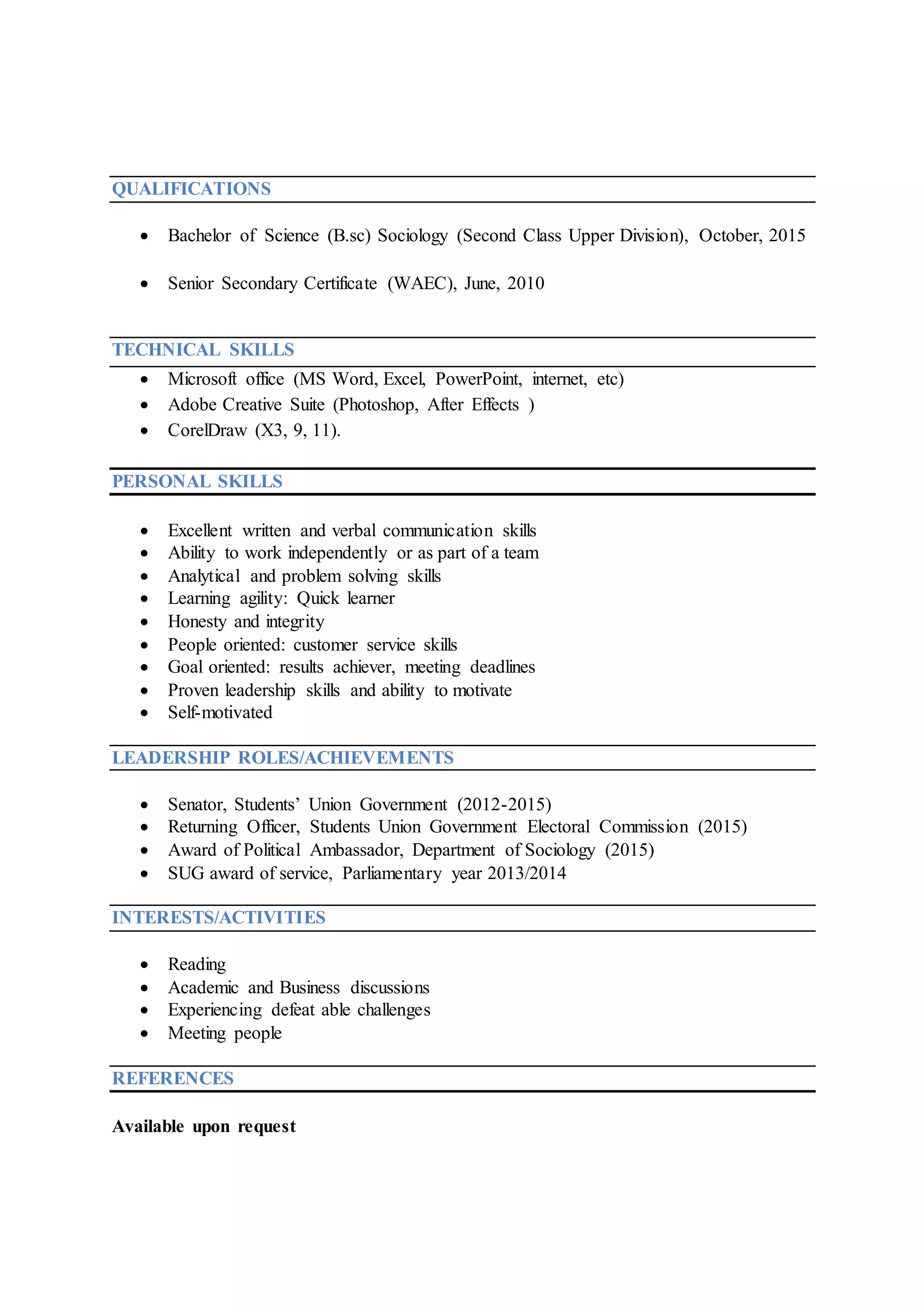 AGBOLADE ABIOLA DAVID CV | DOCX