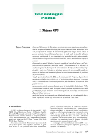 Notiziario Tecnico TI (Coratella) anno 11 n. 1 giugno 2002 | PDF