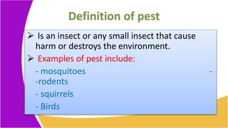 Form 4_Geography_Lesson 6_Control of pest | PPT