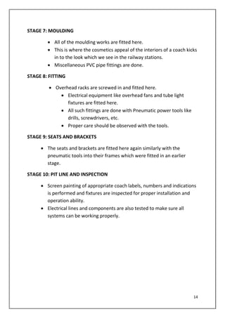 integral coach factory report | PDF