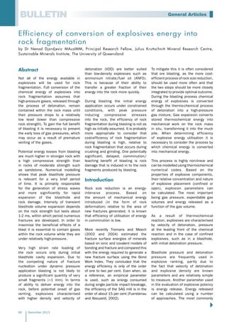 Efficiency of explosive rock fragmentation | PDF | Geology | Science