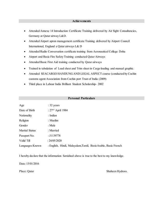 SHAHEEN RESUME-101 | DOCX