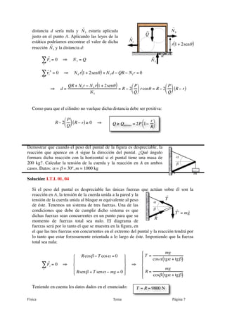 Ejercicios de estatica | PDF