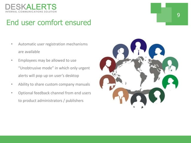 DeskAlerts - Internal Communication Solution | PPTX