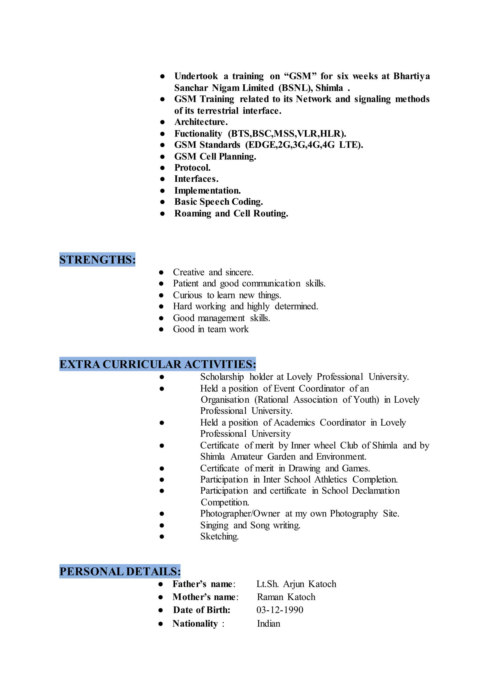 CopyofCURRICULUMVITAE.ABHI[1] | PDF