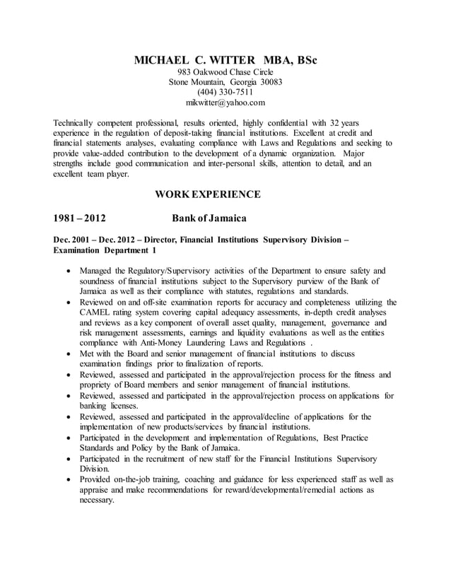 MICHAEL RESUME | PDF