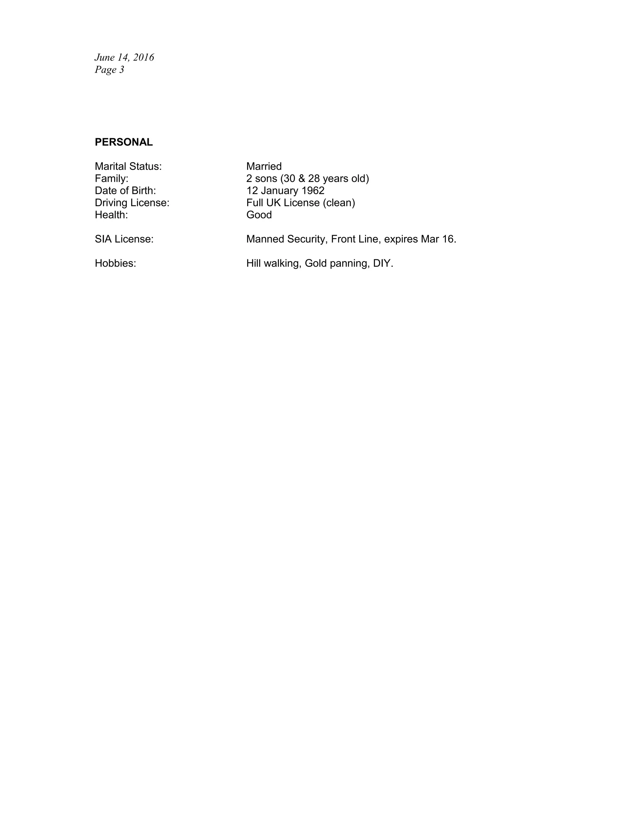 Alan Grey CV | PDF | Free Download