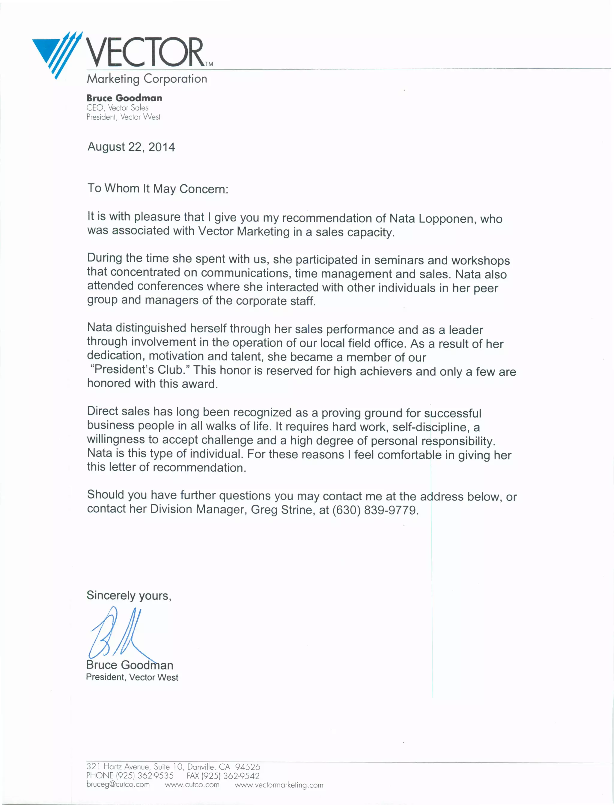 Letter of Recommendation | PDF