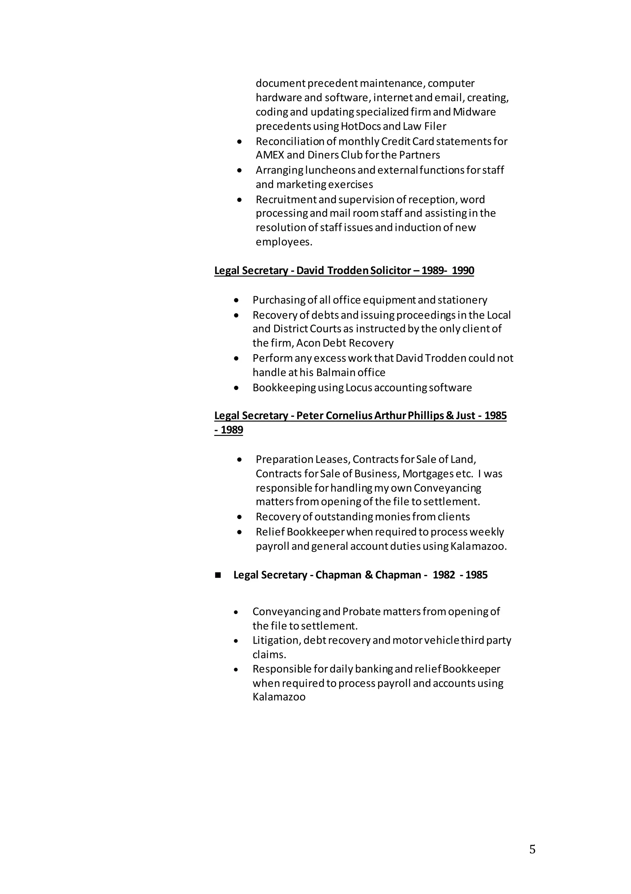 Gail Brown Resume | DOCX