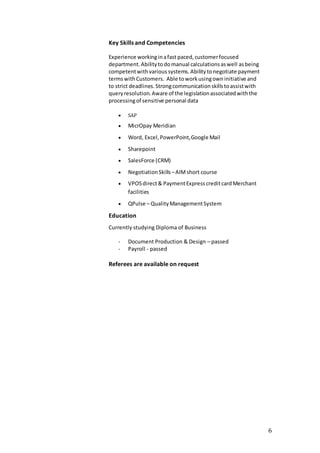 Gail Brown Resume | DOCX