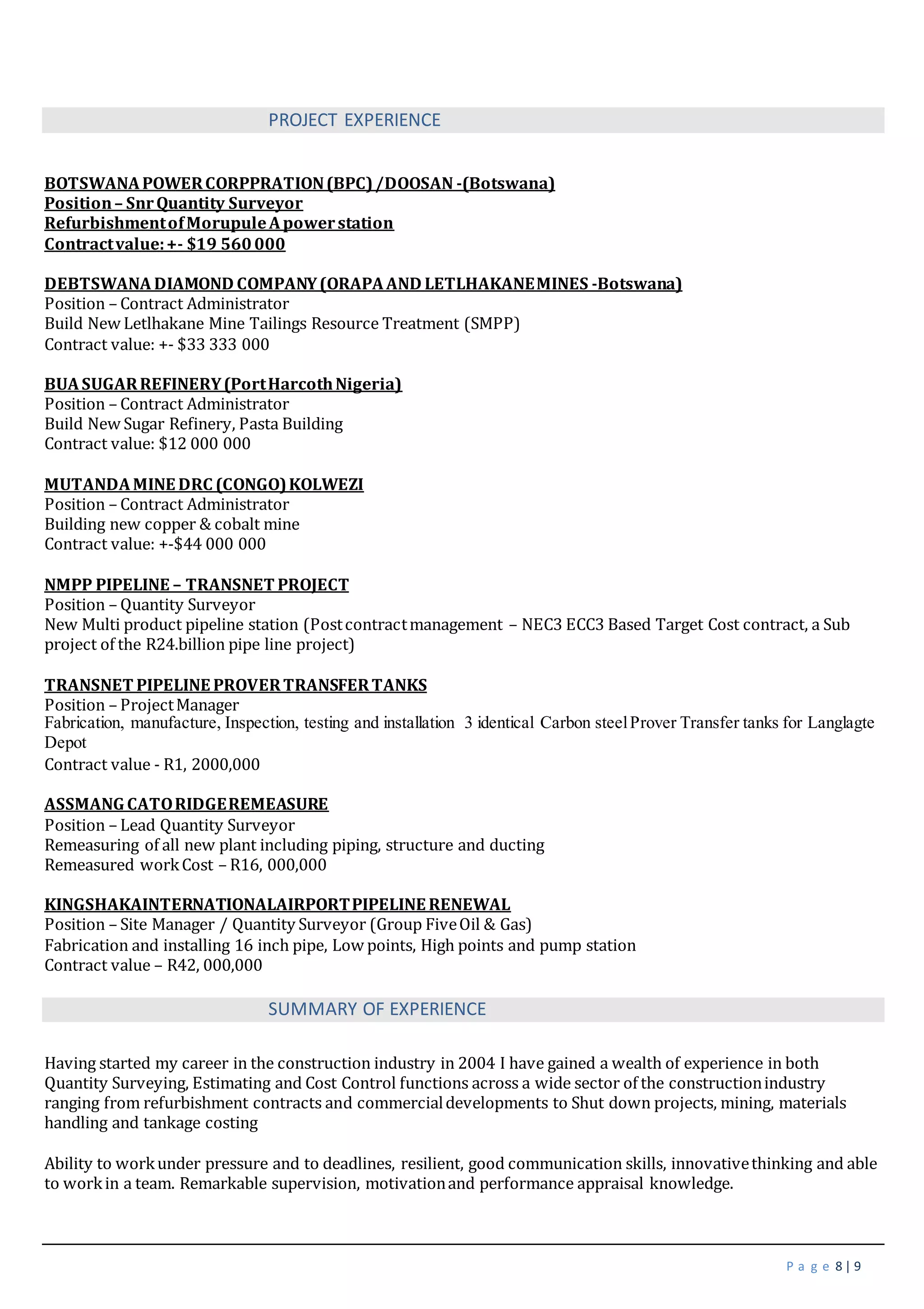 Luvuyo Sankqela CV rev 2 | PDF