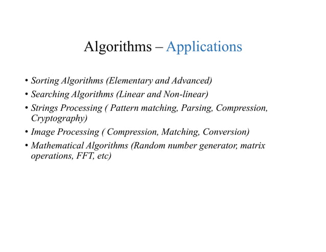 Data Analysis and Algorithms Lecture 1: Introduction | PDF Data Analysis and Algorithms Lecture 1: Introduction | PDF