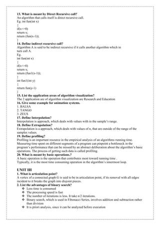 Design & Analysis Of Algorithm | PDF