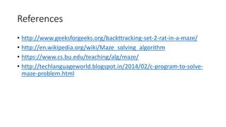 Maze Problem Presentation | PPTX
