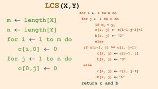 Longest Common Subsequence | PPTX | Programming Languages | Computing