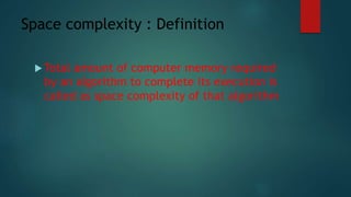 Introduction to Design and Analysis of Algorithm | PPTX