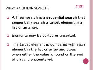 LINEAR SEARCH | PPTX