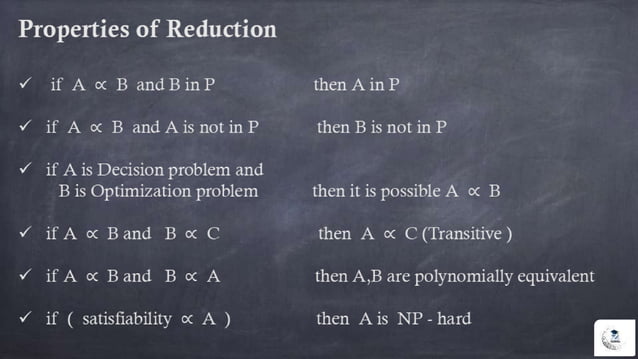 Webinar : P, NP, NP-Hard , NP - Complete problems | PPTX