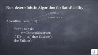 Webinar : P, NP, NP-Hard , NP - Complete problems | PPTX